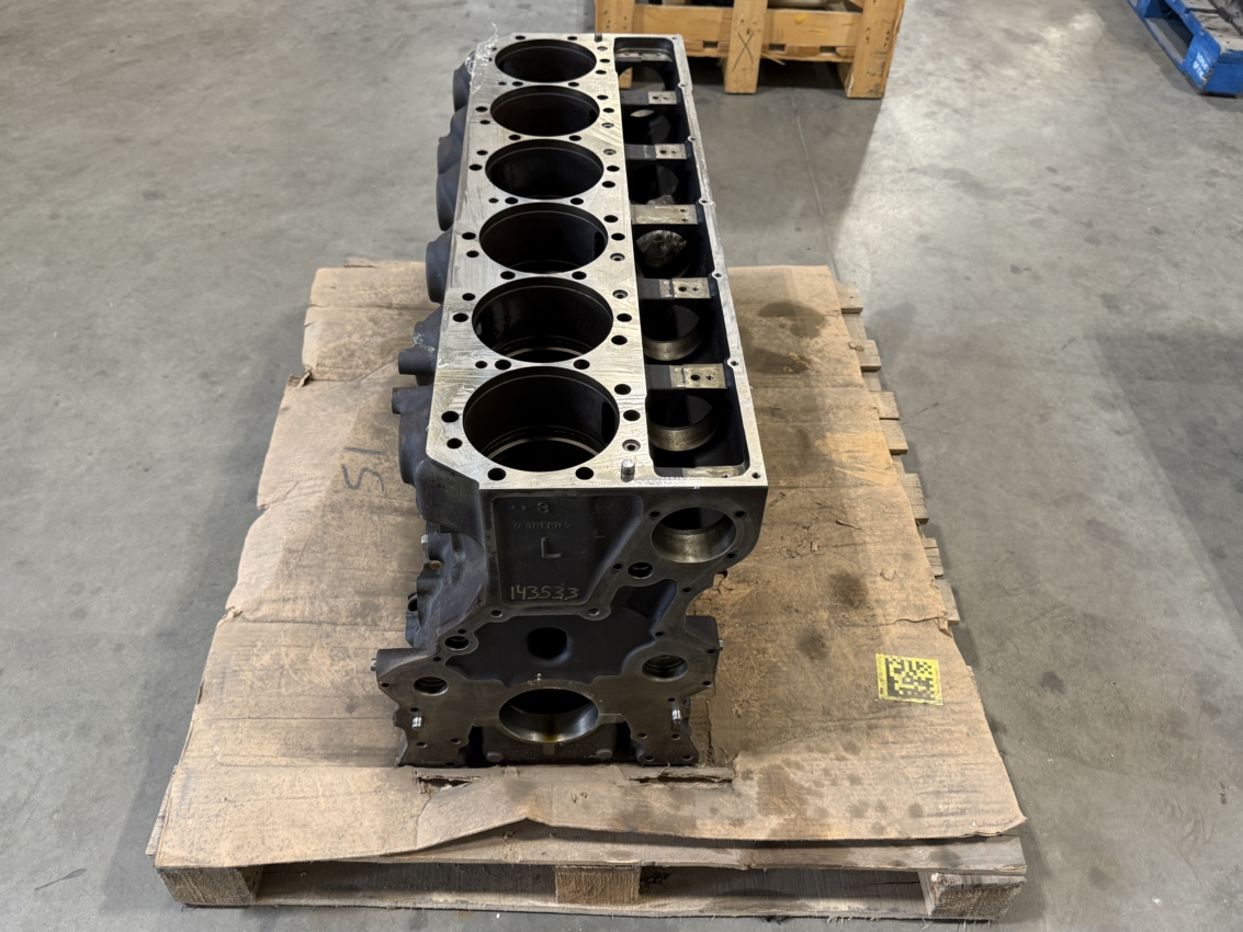 CAT C10 / C12 Cylinder Block, P/N 200-2054 Rebuilt - WPP Item 7500