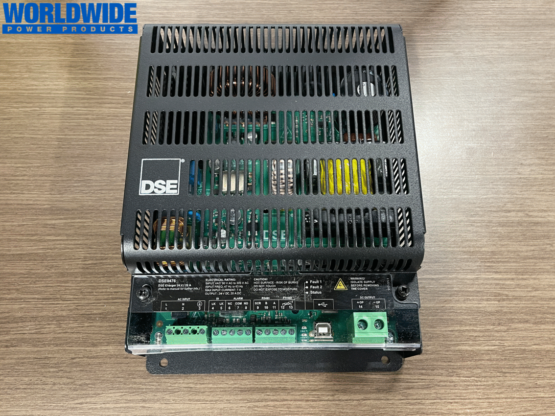 Deep Sea DSE9476 24V 20A Battery Charger 90-305v– New - WPP Item 9506